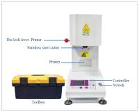 China Accurate Measurements MFR Tester PP PE ABS Plastic Melt Index Machine for sale