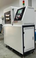 China 30 Ton Pressure Capacity Plate Vulcanizer with Bilingual Software Support and Four Safety Devices for sale