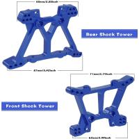 China Anodic Oxidation Metal Upgrade Chassis Parts Kit For SLASH 4x4 for sale