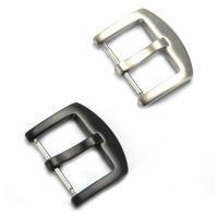 China 316l Stainless Steel Brushed Watch Pin Buckle Watch Band Strap Buckle for sale