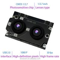 China Factory Direct 200W Binocular Camera Module with Palm Vein Recognition USB Dynamic Infrared Global SDK Reset Feature for sale