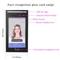 China Customizable WiFi TCP Network Connectivity Biometric Access Control Attendance Terminal Night Vision Face Recognition OEM ODM for sale