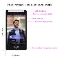 China Biometric Facial Access Control Terminal Support  QR Code NFC SDK OEM ODM 10.1-Inch Face Recognition Attendance Management for sale