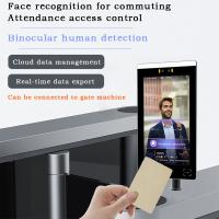 China 15.6 Inch Customized Biometric Facial Recognition Time Attendance System with QR Punch Card Network Access Control OEM Supported for sale