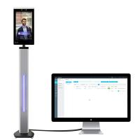 China 15.6 Inch Customized Biometric Facial Recognition Time Attendance System with QR Punch Card Network Access Control OEM Supported for sale