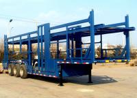 China Van Type Two Axle Car Hauling Semi Trailers Equipped With BPW Axles for sale