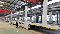 China High Performance 2floors 6/8/10units Car Semi Trailer With Hydraulic Lifting for sale