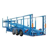 China 28T Loading Car Semi Trailer With Two Axle Air Suspension Customizable for sale