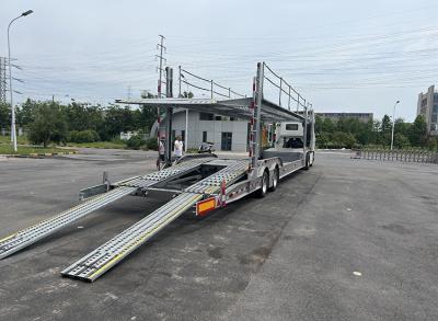China Anton Car Transport Semi Trailer For 6-8 Cars Adjustable Dual Layer Design for sale