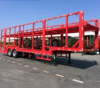China Not Self Dumping 2 Axle Car Hauler 8/10 Car Carrier Trailer New Condition for sale