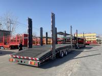 China Not Self Dumping 2 Axle Car Hauler 8/10 Car Carrier Trailer New Condition for sale