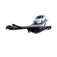 China Jost E100 Landing Gear Double Deck Semi Car Carrier Trailer SUV Vehicle Transporter Truck for sale