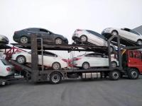 China Jost E100 Landing Gear Double Deck Semi Car Carrier Trailer SUV Vehicle Transporter Truck for sale