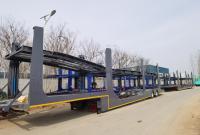 China Fuwa / BPW 3 Axle Car Trailer Semi Car Transporter 40t-60t Loading Weight for sale
