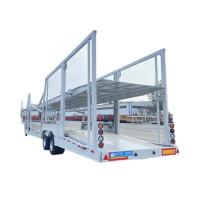 China 6-8-10-12 Cars Hydraulic Lift Double Deck Car Carrier Hauler Transport Semi Truck Trailer for sale