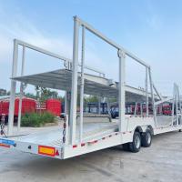 China smooth Transport Tractor Towing Car Transport Trailer Double Deck For Carrying 6/8 Cars for sale