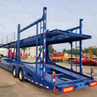 China 2 Axle Air Suspension Car Transport Semi Trailer For Transporting 5, 7, 8 Cars for sale