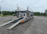 China 28T 2 Axle Car Carrier Trailer With Advanced Hydraulic Lifting System for sale