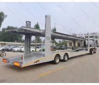 China Adjustable Dual Layer Car Carrier Trailer 6-8 Car Transporter for sale