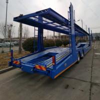 China Adjustable Dual Layer Car Carrier Trailer 6-8 Car Transporter for sale