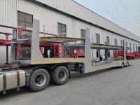 China Adjustable Dual Layer Car Carrier Trailer 6-8 Car Transporter for sale