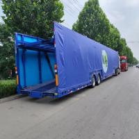 China 2axle Double Deck Semi Trailer 8 Car Transporter For Global 18t-28t Loading Weight for sale