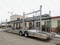 China 2axle Double Deck Semi Trailer 8 Car Transporter For Global 18t-28t Loading Weight for sale
