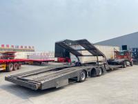 China Hydraulic Lifting Double Deck Car Transport Trailer AND9201TCL Versatile for sale