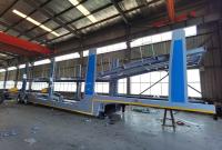 China Air Suspension Double Classis Car Carrier Semi Trailer With Advanced Lifting Platform for sale