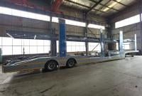 China Air Suspension Double Classis Car Carrier Semi Trailer With Advanced Lifting Platform for sale