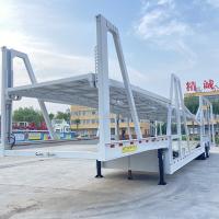 China Two Axle Car Trailer 20 Meter Car Transport Trailer Carrying 8 Cars for sale
