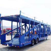 China Two Axle Car Trailer 20 Meter Car Transport Trailer Carrying 8 Cars for sale