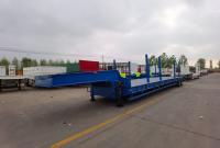China 2 Axle Low Bed Trailer Semi Lowbed Trailer 40-50 Tons High Maneuverability for sale
