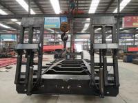 China 4 Line 8 Axle Low Bed Semi Trailer For Transporting Construction Machinery for sale