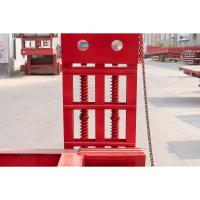 China 4 Line 8 Axle Low Bed Semi Trailer For Transporting Construction Machinery for sale