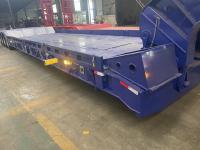 China 3 Axle Heavy Duty Low Loader Lowboy Semi Trailers For Excavator Transport for sale