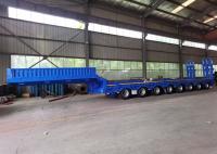 China 7 Axle Low Bed Semi Trailer Drop Deck Flatbed Semi Truck Trailer for sale
