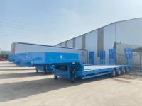 China Customizable 3/4/5/6/7 Axle Low Bed Truck Trailer For Large Equipment Transport for sale
