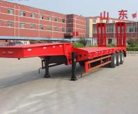 China 2/3/4 Axles Detachable Gooseneck Lowboy Trailer With 150/120/100 Ton Capacity for sale
