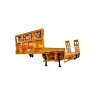 China 2/3/4 Axles Detachable Gooseneck Lowboy Trailer With 150/120/100 Ton Capacity for sale