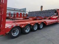 China Customization Low Bed Gooseneck Trailer Excavator Transport 50t-80t Semi Bed Trailer for sale