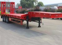China 80T 100T Low Bed Semi Trailer With 15t Grade And Jost E100 Landing Gear for sale