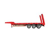 China Self Dumping 4 Axle Low Bed Trailer Detachable With Gooseneck Customization for sale