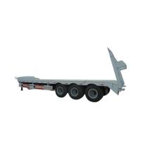 China 13t Grade 3 Axles 60tons Low Bed Semi Trailer Heavy Duty Semi Truck Lowboy Trailer for sale