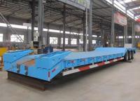 China 16 Tires Steel Semi Truck Trailer For Excavator Transport Gooseneck Lowbed Trailer for sale