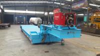 China 16 Tires Steel Semi Truck Trailer For Excavator Transport Gooseneck Lowbed Trailer for sale
