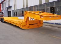 China Heavy Duty Excavator Transport 4 Axle Low Bed Trailer Low Loader Semi Trailer 150t for sale