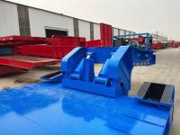 China 150t Low Bed Semi Trailer For Heavy Machine Transport ABS Anti Lock Braking System for sale