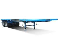 China 30T-60T 4 Axle Lowboy Trailer Lowboy Semi Truck For Transportation for sale