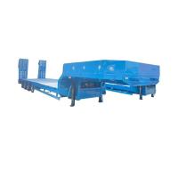 China Customized 4 Axle Low Loader Trailer 60T-100T Lowbed Semi Trailer With Jost E100 Landing Gear for sale